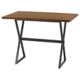 Armen Living Valencia Counter Height Dining Table in Walnut - Walmart.com