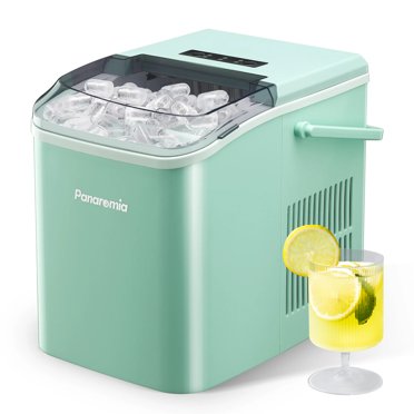 Costway Portable Small Electric Ice Maker Machine, Countertop 26Lbs/24H ...