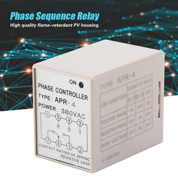 Phase Sequence Protection Relay,APR-4 Phase Loss Reverse Phase Sequence ...
