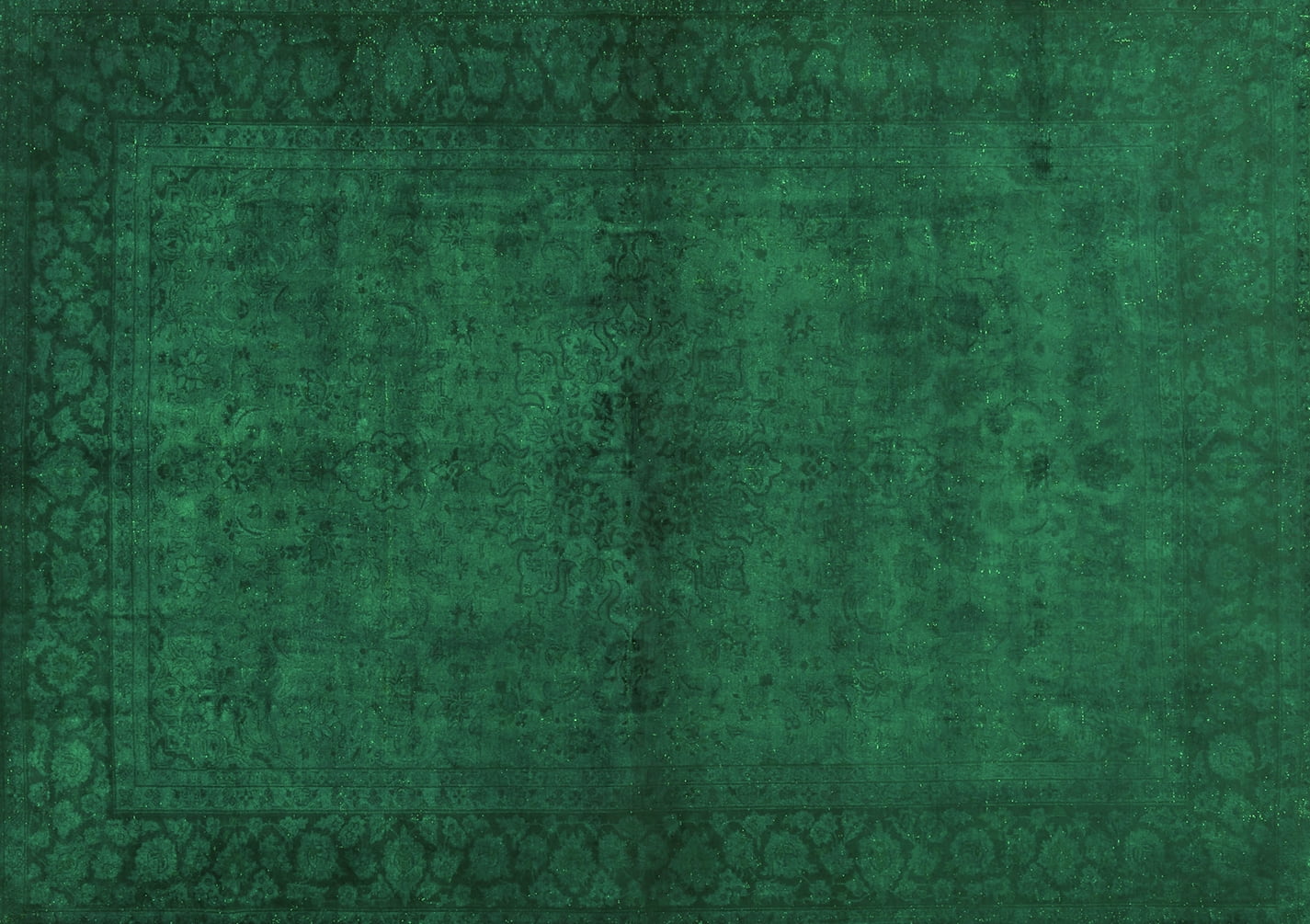 Ahgly Company Indoor Rectangle Abstract Green Contemporary Area Rugs, 2 ...