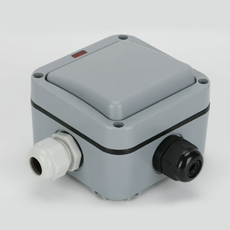 Outdoor Waterproof Switch Garden Swimming Pool Anti Rainstorm Splash ...