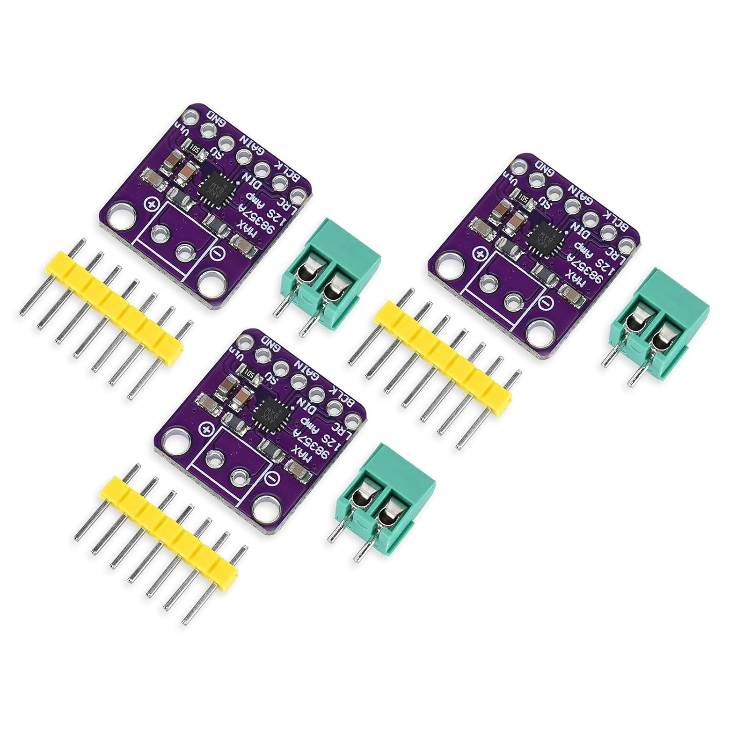 3pcs MAX98357 I2S Class D Audio Amplifier Module Support ESP32 Raspberry Pi - Walmart.ca