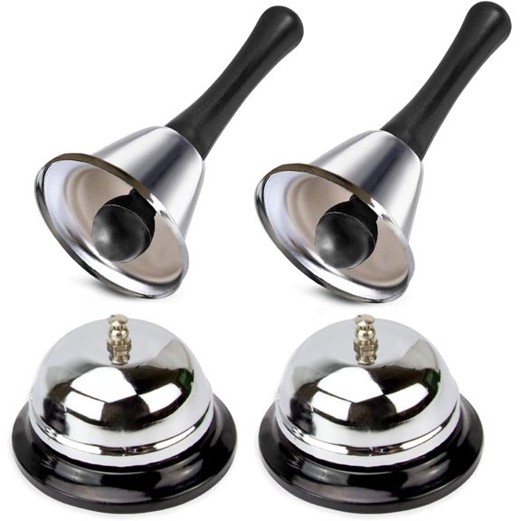 2 Packs 3.35 Inch Diameter with Metal Anti-Rust Construction, Ringing ...