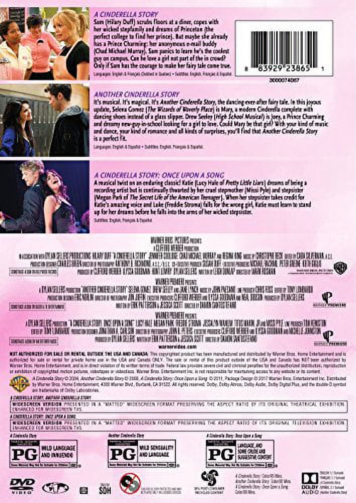 Cinderella Story Collection 3FE (DVD Triple Feature) Philippines | Ubuy
