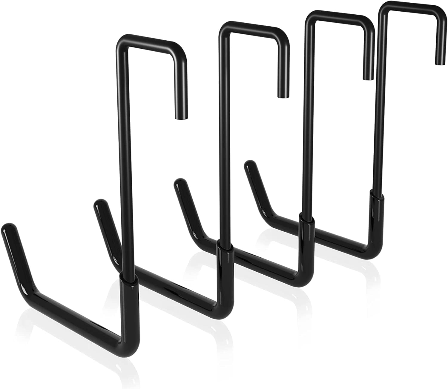 4 Pack Garage Hooks Heavy Duty Large S Hooks for Hanging No Drill Utility Hooks for Ladder Bike ...