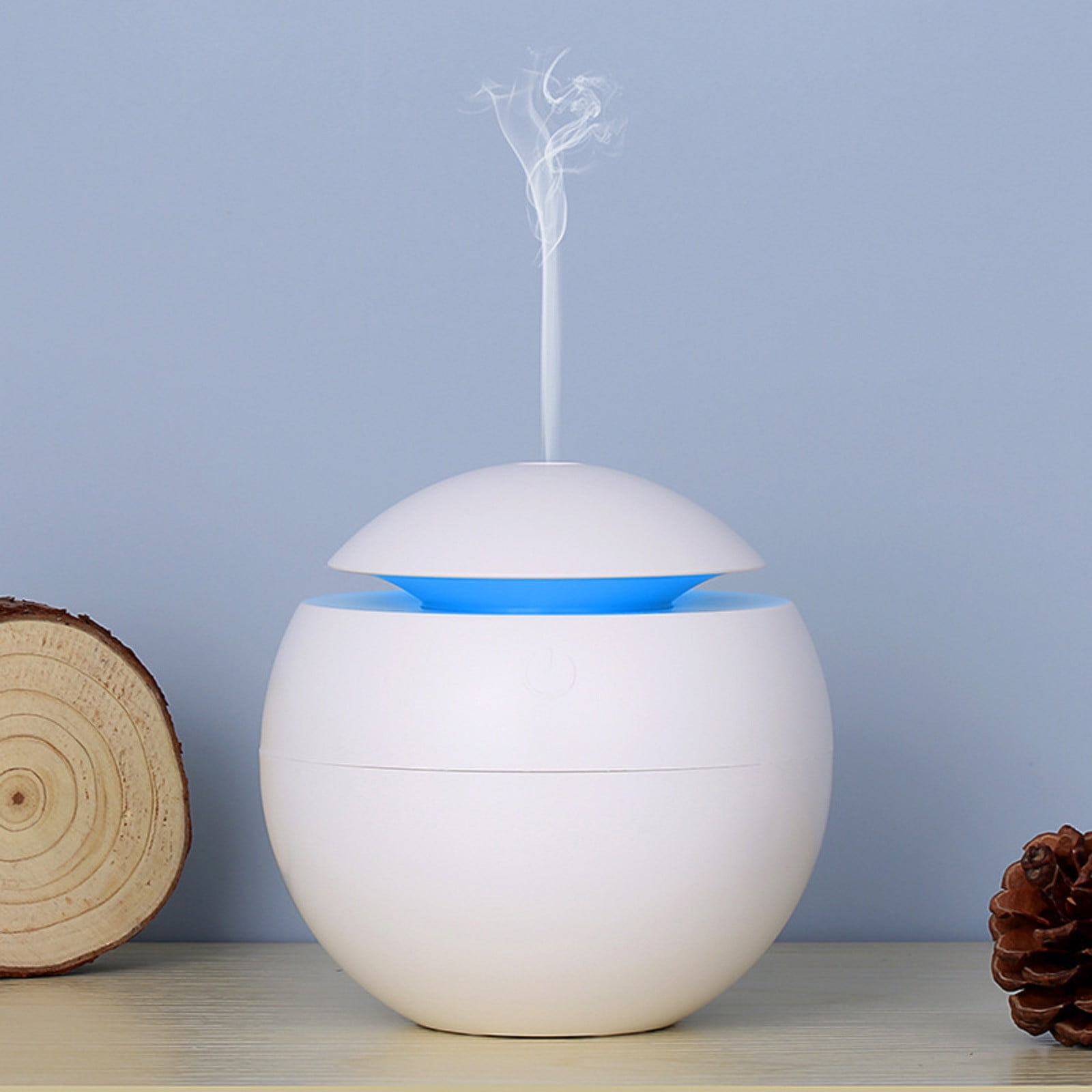 Teissuly 120ML Led Humidifier Wood Night Light Vehicle Humidifier ...