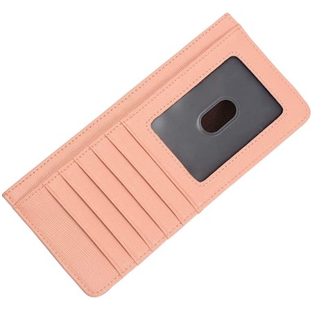 Women's Credit Card Wallet Slim Long Card Wallet Holder with Zipper ...