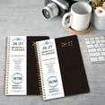 2026 Weekly Planner Twin Coil Binding 12 Month Weekly Monthly Notebook ...