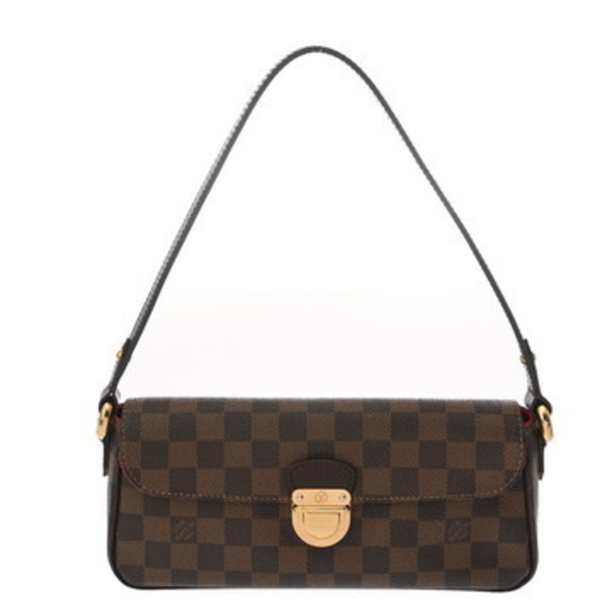 Pre-Owned LOUIS VUITTON Damier Ravello PM Brown N60007 Women's Canvas ...