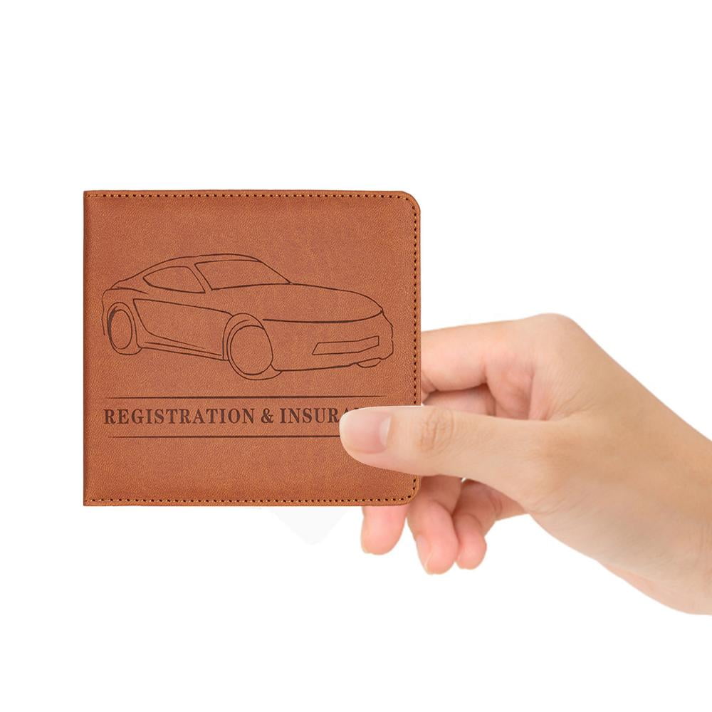 Insurance Card Holder for Car | Car Registration and Insurance Holder ...