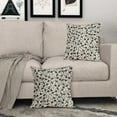 Black Floral Pillow Covers 20x20 Set of 2 Vintage Rustic Old Style Cute ...