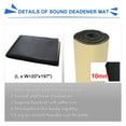 Unique Bargains 394mil Car Cell Foam 10mm Sound Proofing Insulation ...