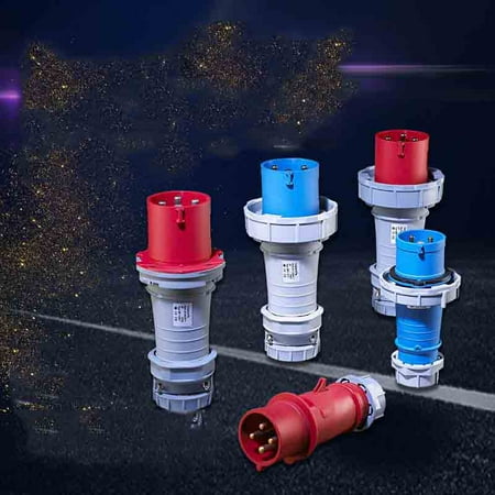 Waterproof industrial plug, industrial five-conductor connector for ...
