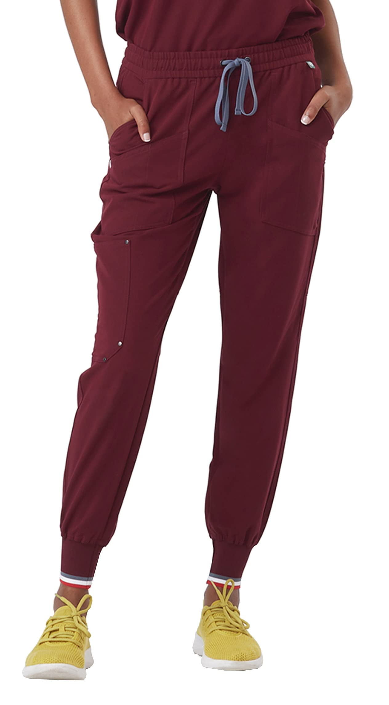 Mediclo Women's Medical Scrub Pants - Catalina 7 Pockets Elastic ...