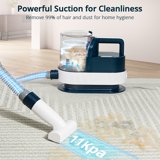 2.5LPet Grooming Vacuum,5 in 1 Dog Grooming Vacuum with Ceramic Blades Clipper Tools for Dogs ...