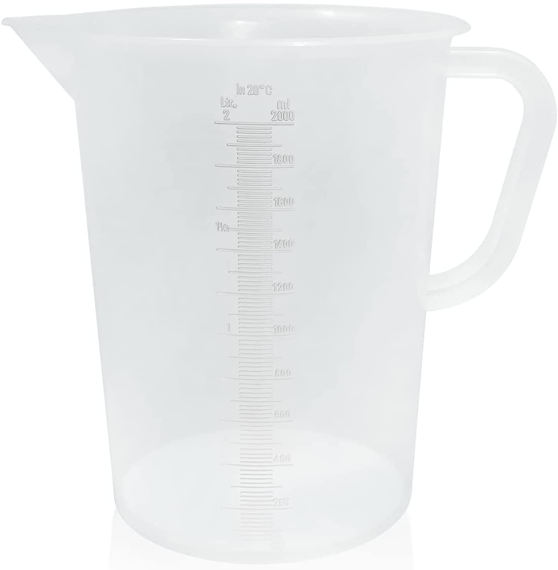 Appletofu 2000ml Plastic Graduated Measuring Pitcher - Mixing and ...