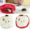 Headphone Storage Bag for Girls and Women Plush Coin Purse Earphone ...