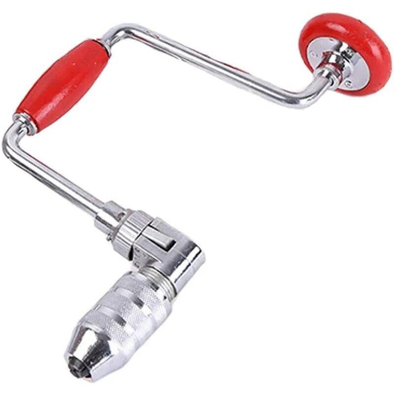 Taladro manual con manivela, taladro manual con broca, abrazadera de ...