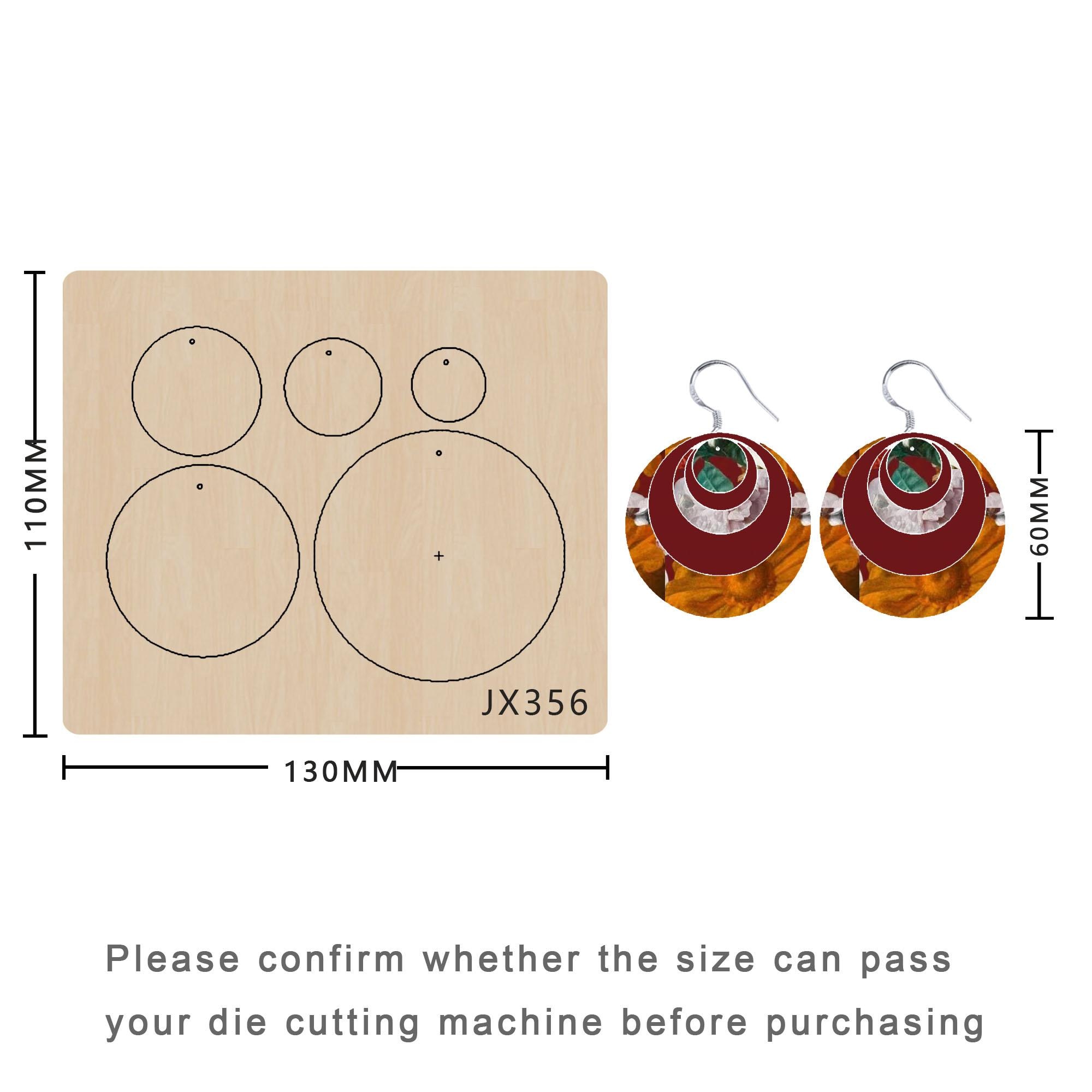 Earring Cutting Dies New Die Cut &Leather Earrings Craft Dies Suitable ...