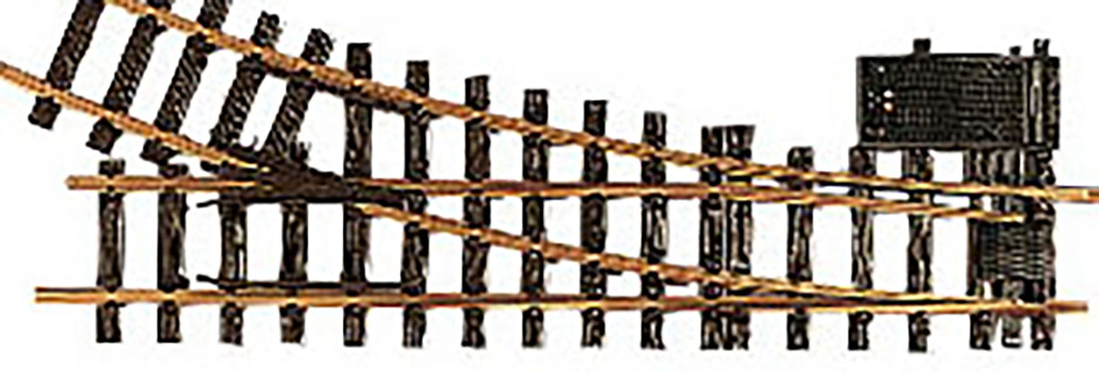 LGB G Scale Track System - R3 22.5-Degree Electric Turnout Diameter ...