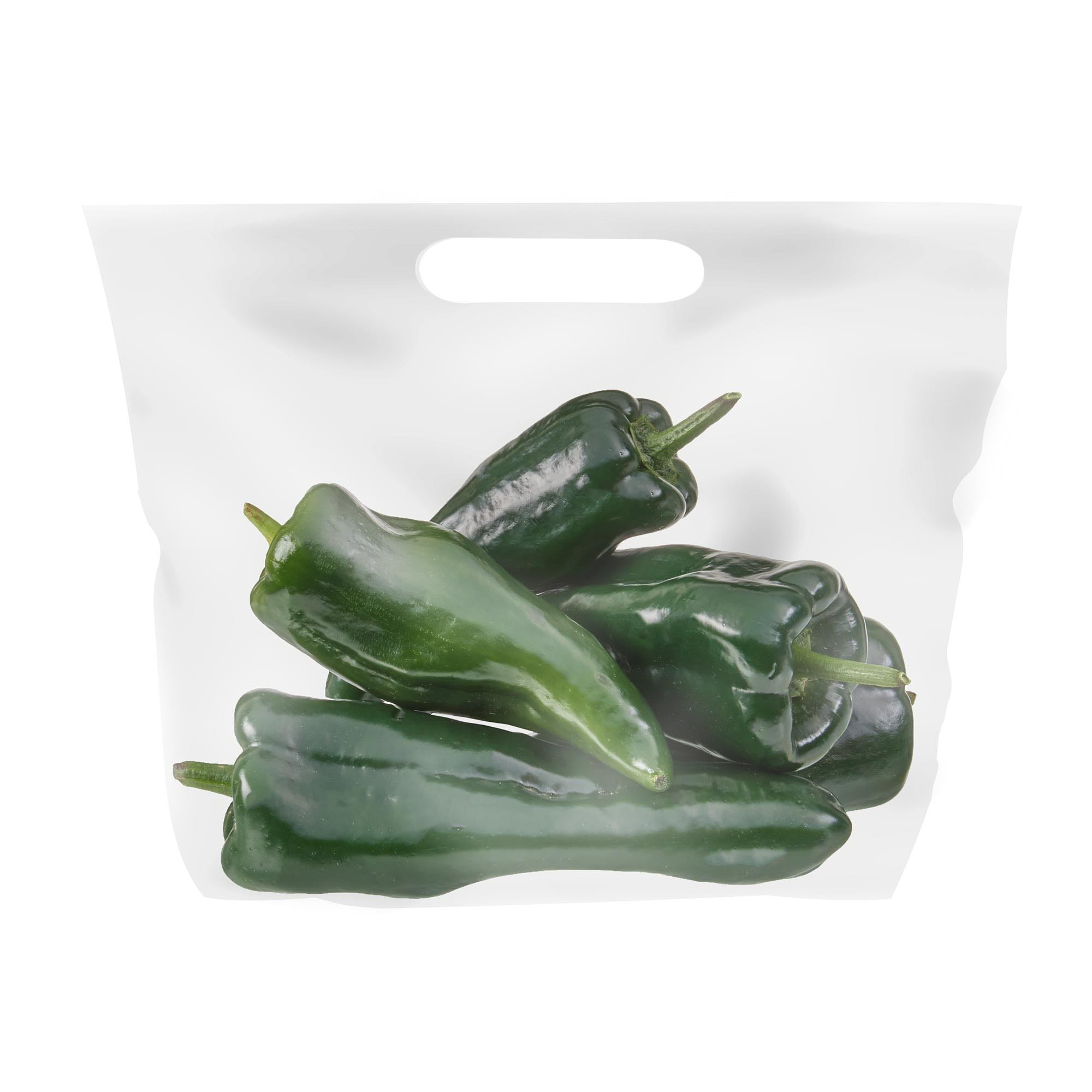 Fresh Poblano Peppers, 16 oz bag - Walmart.com