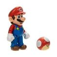 Super Mario 4" Figure - Mario w/Red Power Up - Walmart.com