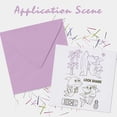 1 Sheet Plastic Stamps for DIY Scrapbooking Photo Album Decorative ...