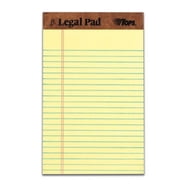 Mead® Junior Legal Pad, 5" x 8", 50 Sheets, Canary Yellow, Pack of 24 ...