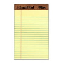 Mead® Junior Legal Pad, 5" x 8", 50 Sheets, Canary Yellow, Pack of 24 ...