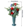 America 250th Patriotic Cemetery Tombstone Flower Saddle - Red Blue ...