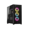 CORSAIR iCUE 5000D RGB AIRFLOW Mid-Tower Case, Black - 3x AF120 RGB ...