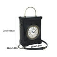 Crossbody Bag Novelty Clock Shape Purses for Womens Toted Handbags ...