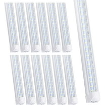 10 PCS-T8 T10 T12 LED Tube Light, 8 foot , 150W Rotate V Shaped, R17D ...