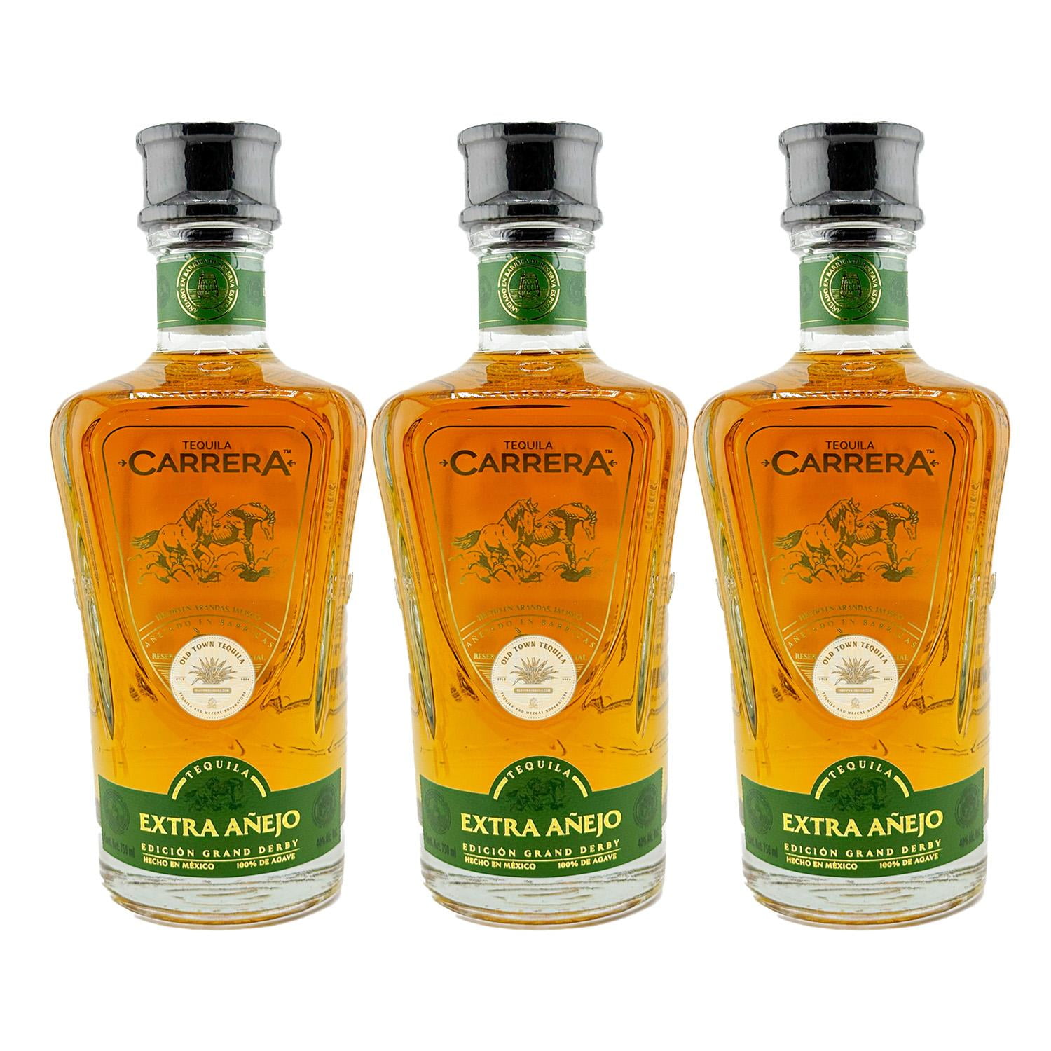 Paquete de 3 Tequila Carrera Extra Añejo 750 ml | Bodega Aurrera en línea