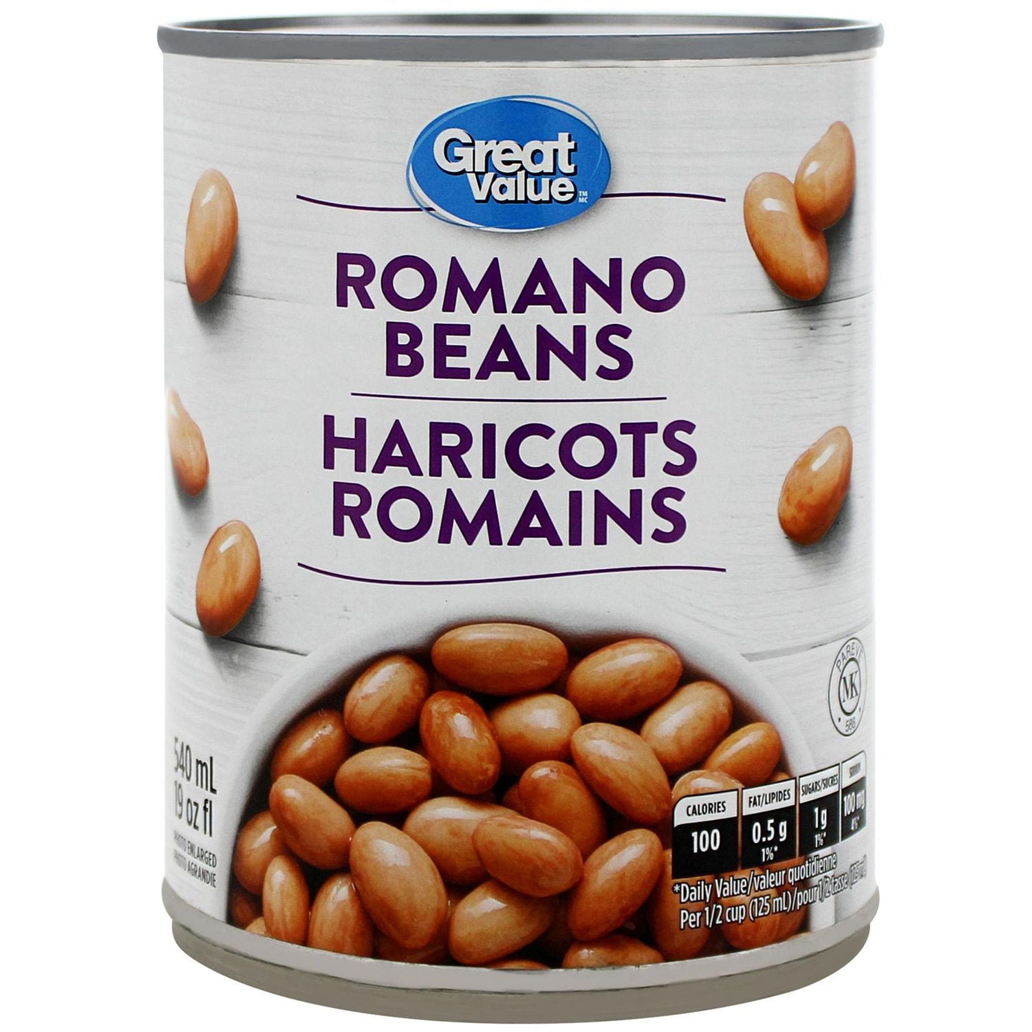 Great Value Romano Beans - Walmart.ca