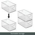 mDesign Plastic Baby Food Storage Organizer Bin with Handles, 2 Pack ...