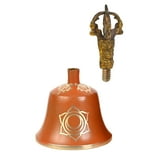 Orange Sacral Chakra Tibetan Bell (Note C) - 5.5 Inches H x 3 Inches D ...