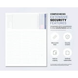 Compuchecks - 100 High Security Blank Check Stock Paper - Checks on Top ...