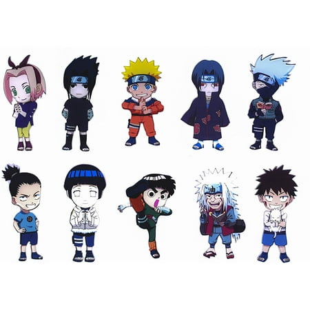 10 Naruto Fridge Magnets with Chibi Figures | Walmart Canada