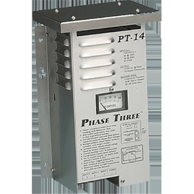 Newmar 12V 14A Phase Three PT Series 3 Bank Battery Charger - Walmart.com