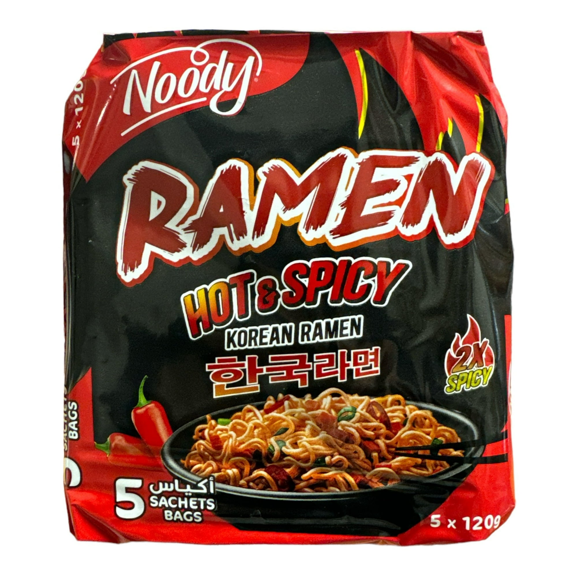 Click here for Noody Halal Instant Korean Ramen Noodles Spicy 5x1... prices