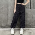 Black Loose Fit for Children Boy Girl Fall Summer Spandex Work Wild ...
