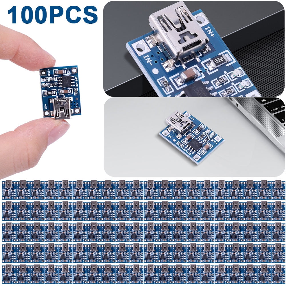 [HW-167 1 pieza] [mini usb] TP4056 1A batería litio placa carga ...