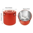 50L/13.21Gal Insulated Bucket, Soup Container Insulated Food Warmers ...