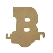 Cut Out Letter B