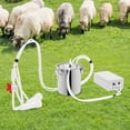12W 12V Modern Silver Cow Milking Machine w/ Stainless Steel Bucket ...