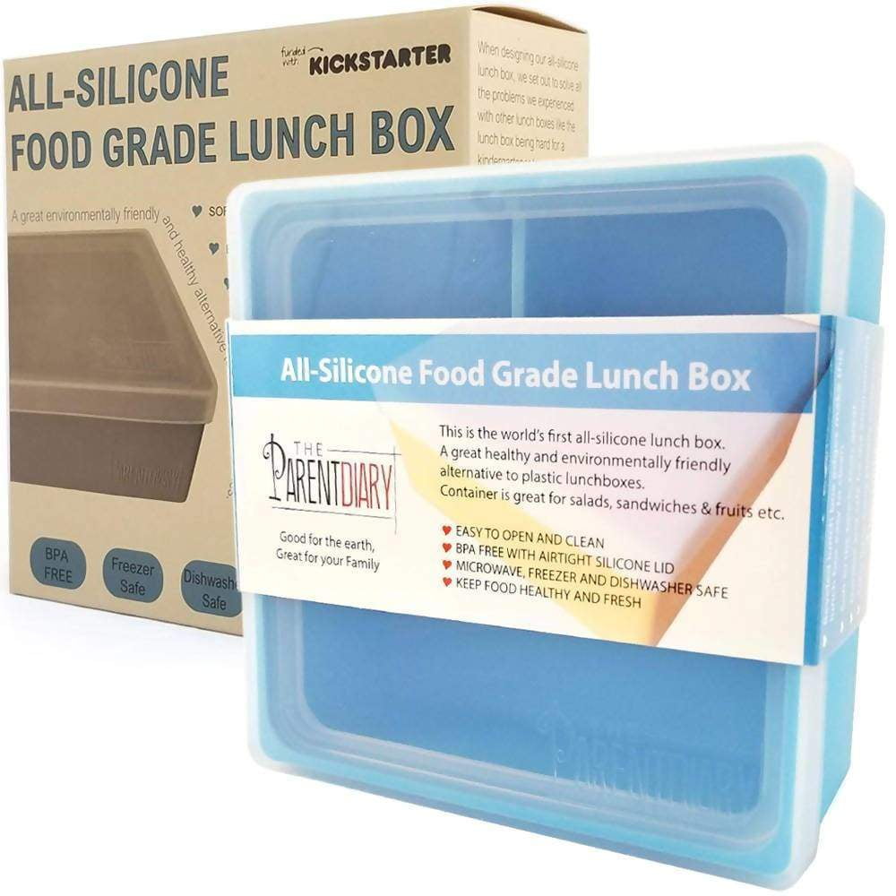 All Silicone Lunch Box cubes Food Storage Containers - Walmart.com