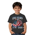 Byoo Toddler Boys Independence Day Tee Shirt Jet Flag Graphic Crew Neck ...
