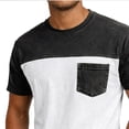 Aofany Short Sleeve Tee Shirts for Men Crewneck Button Down Mens T ...