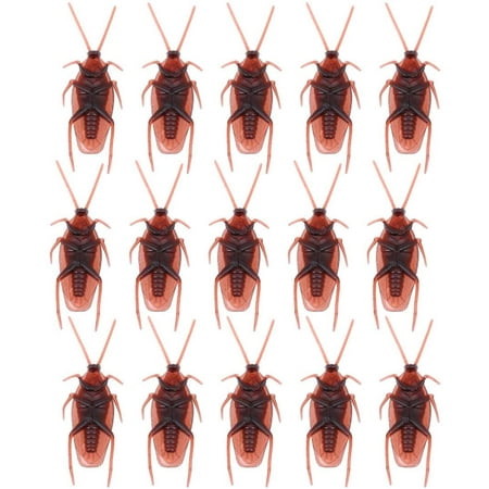 Fake Roach Prank Novelty Plastic Cockroach Bugs Look Real Halloween ...